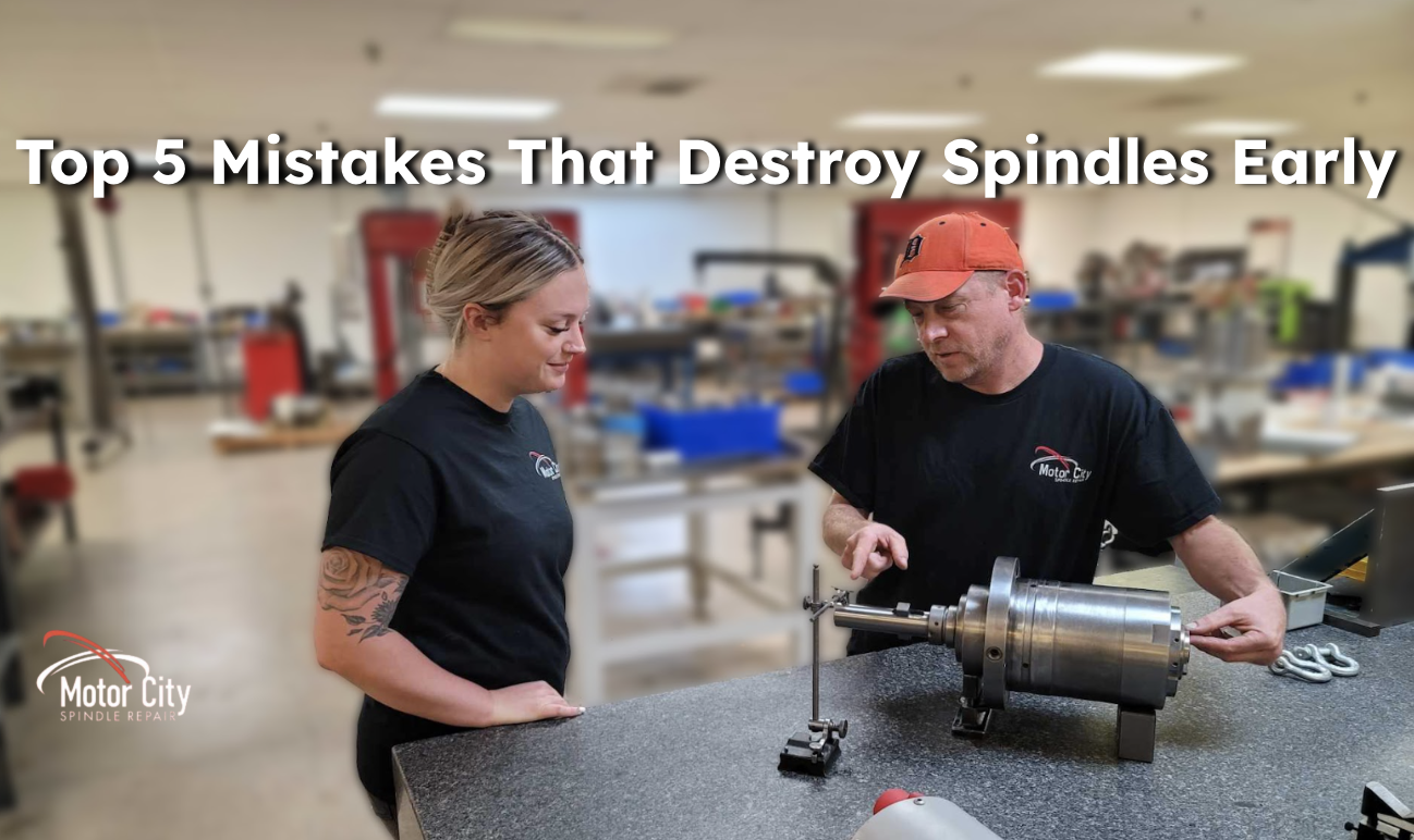Top 5 Mistakes That Destroy Spindles Early - Motor City Spindle Repair